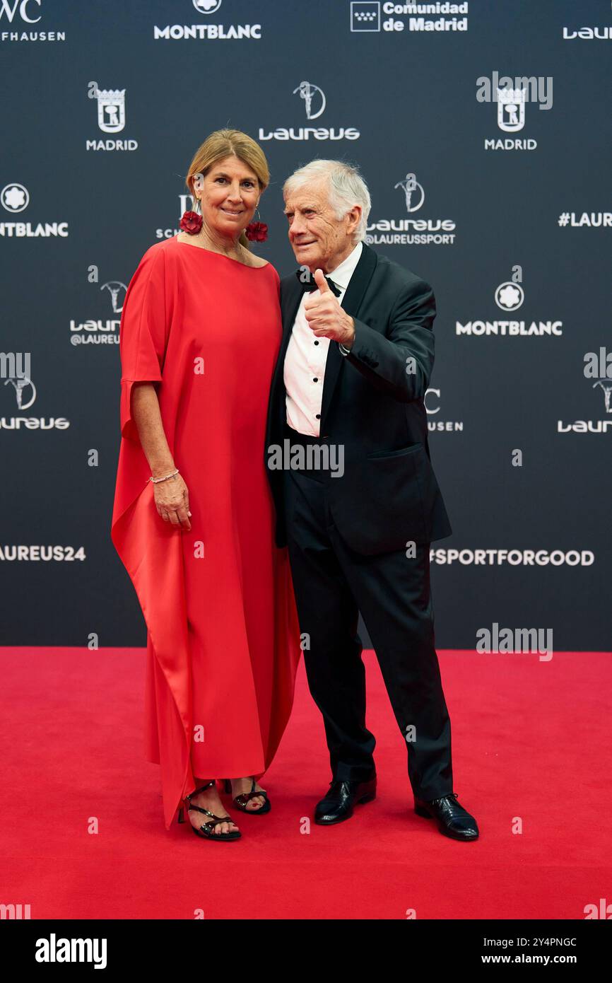 Giacomo Agostini, Maria Agostini attends Laureus World Sports Awards ...
