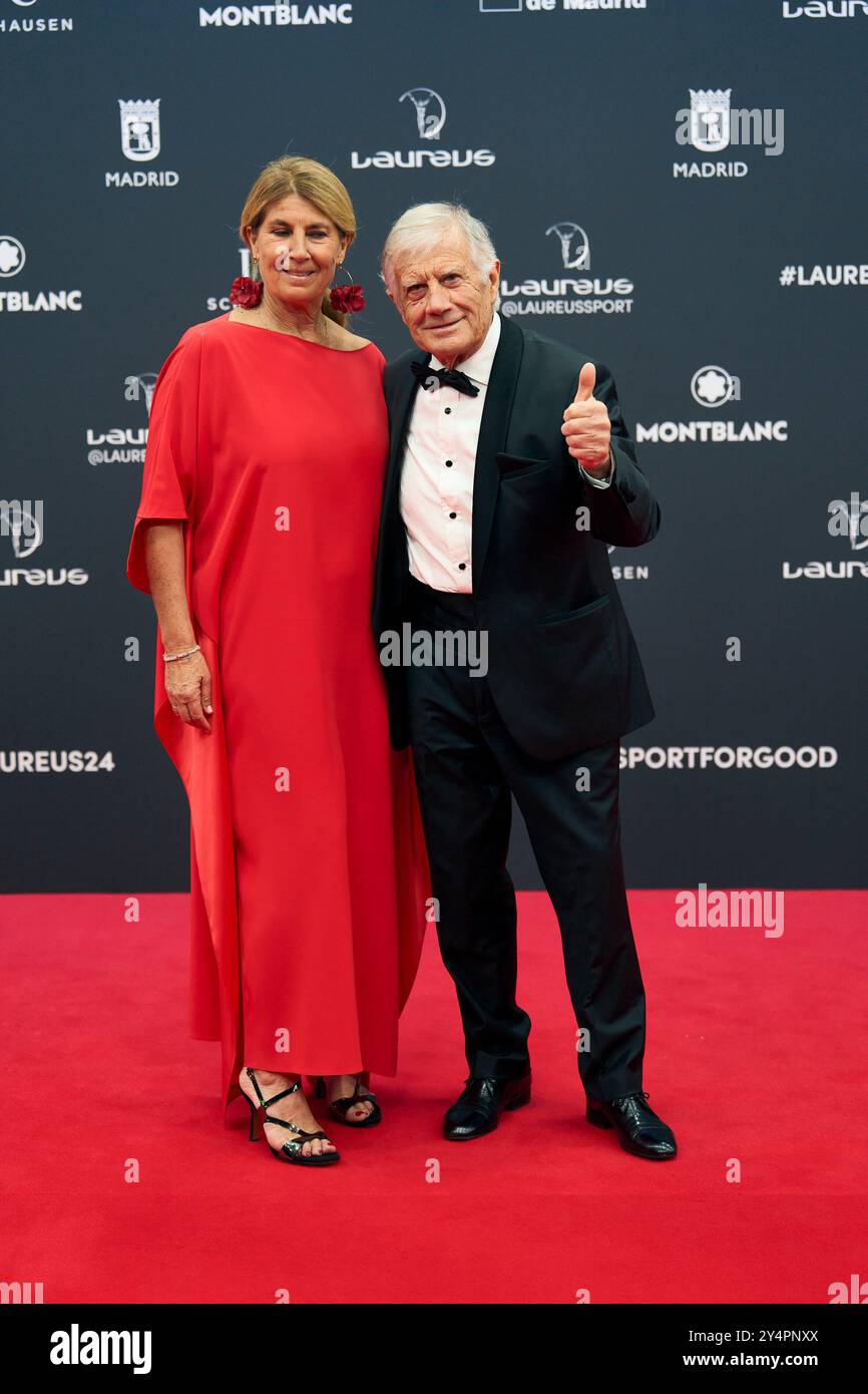 Giacomo Agostini, Maria Agostini attends Laureus World Sports Awards ...