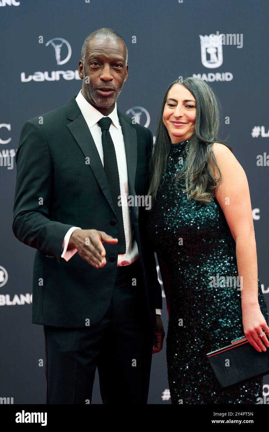 Michael Johnson, Armine Shamiryan attends Laureus World Sports Awards ...