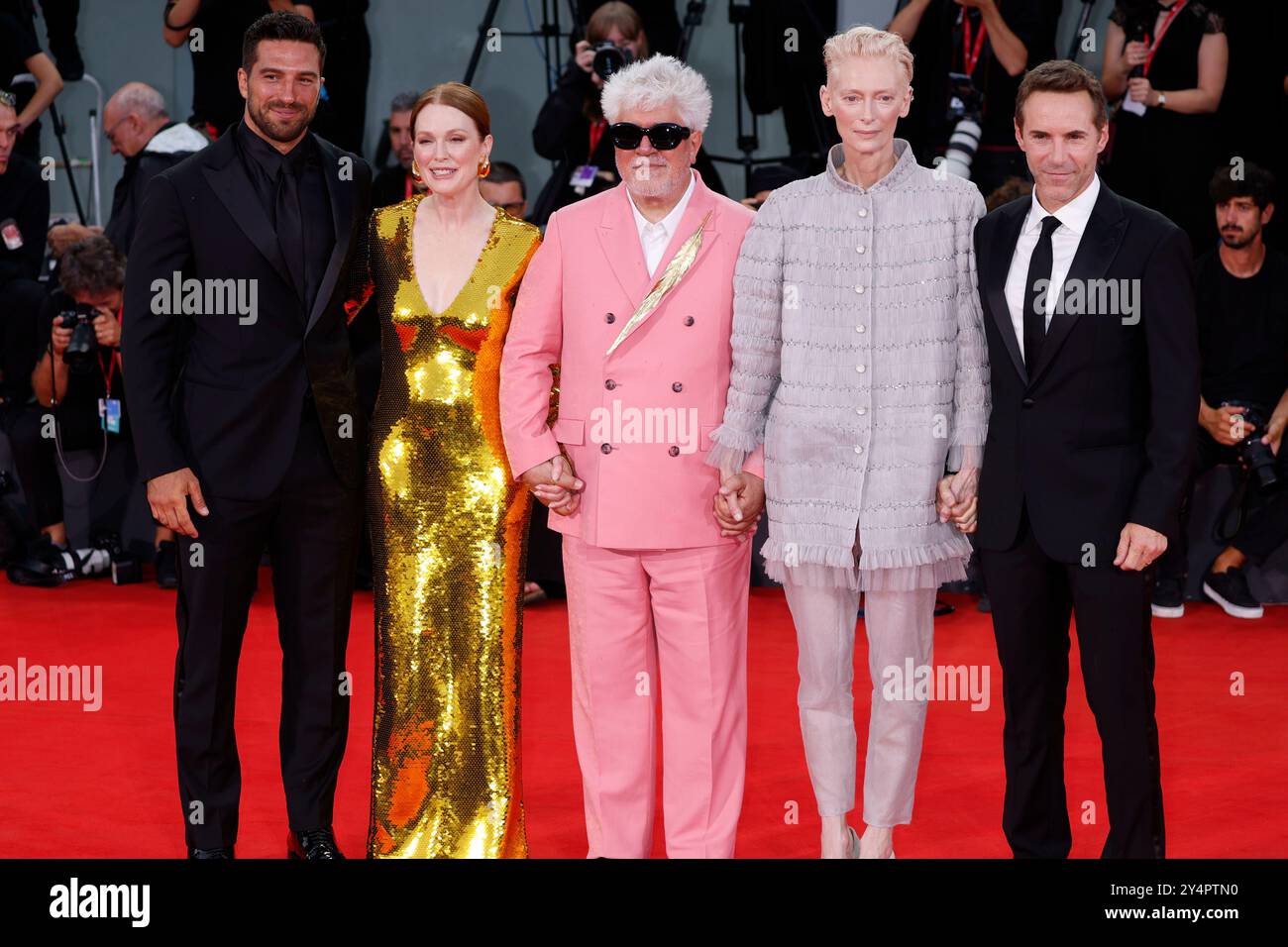 Alessandro Nivola, Pedro Almodovar, Julianne Moore, Tilda Swinton and ...