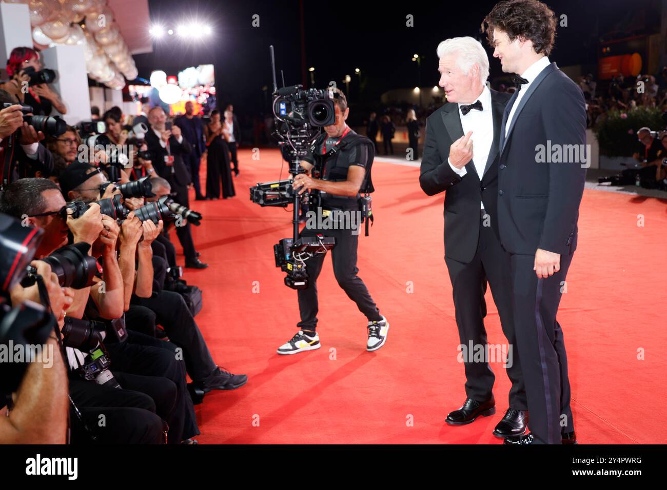 Homer James Jigme Gere, Richard Gere and Alejandra Silva attend the ...