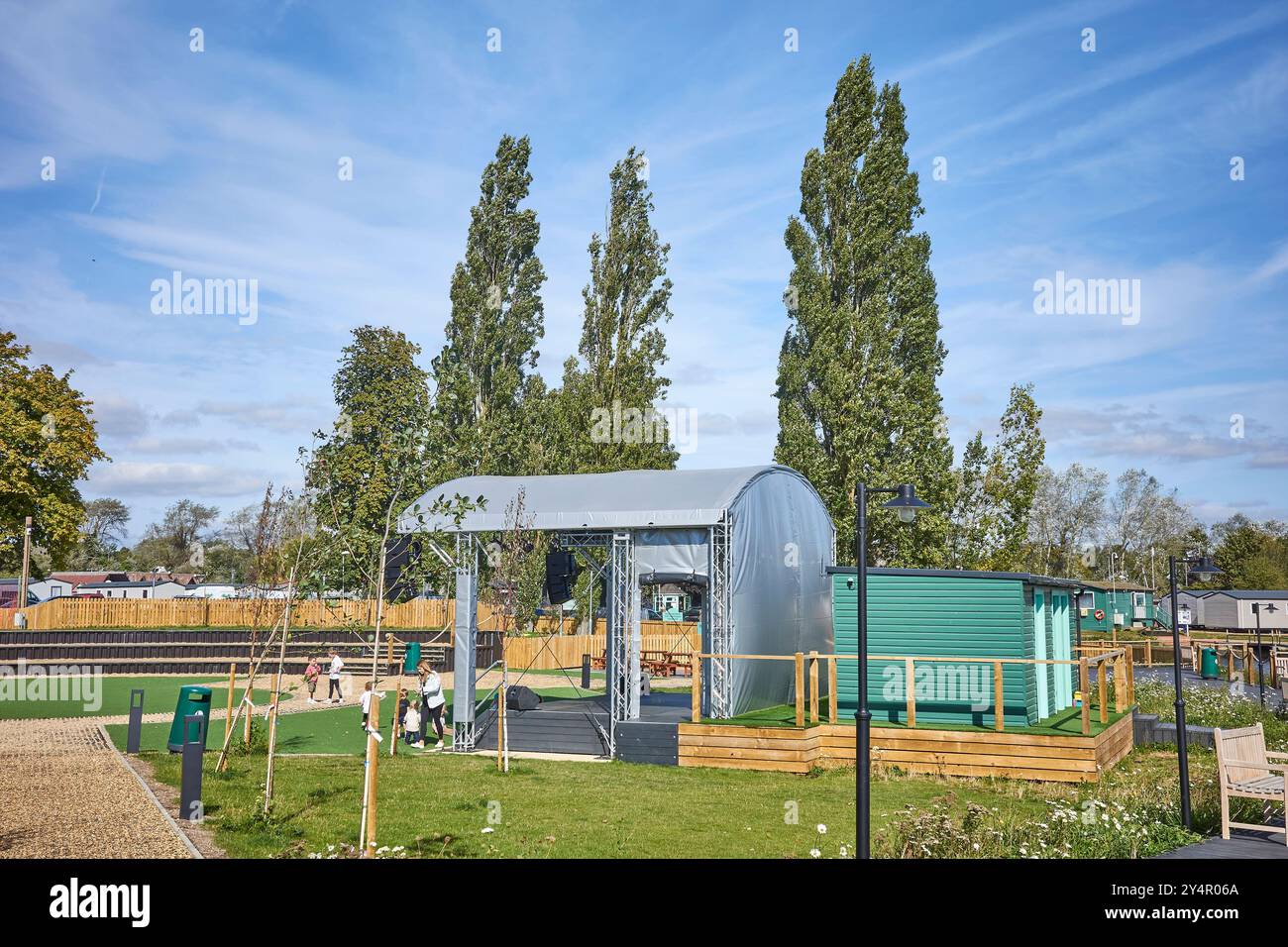 Children's open air entertainment auditorium at Billing aquadrome ...