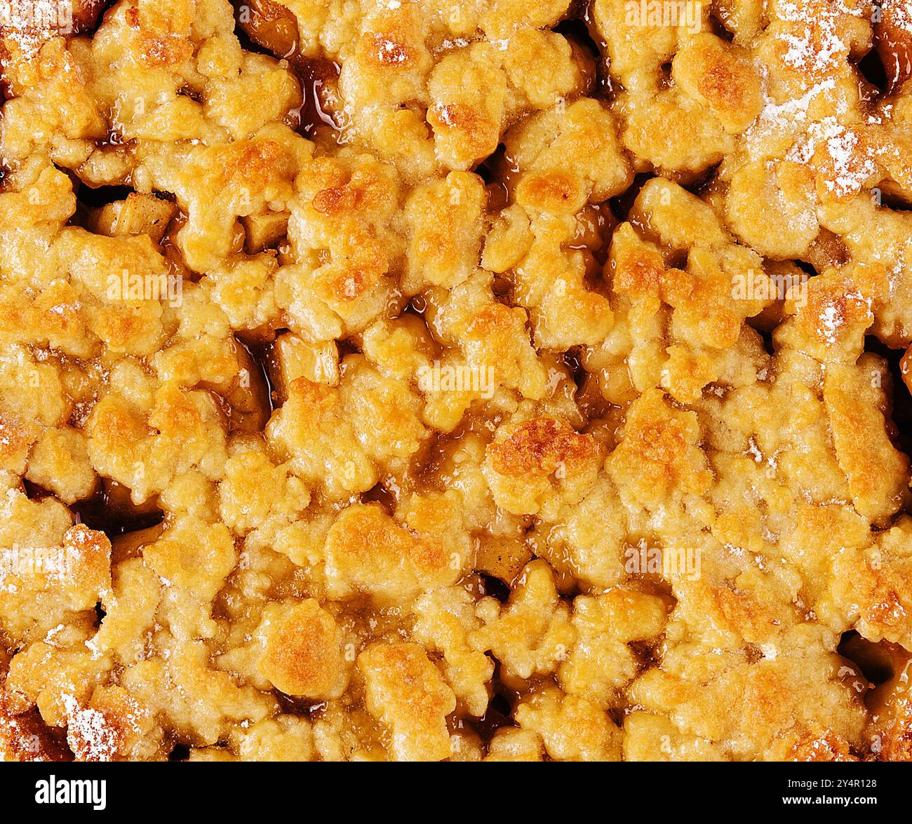 Homemade grated cake tart with lemon curd Stock Photo - Alamy