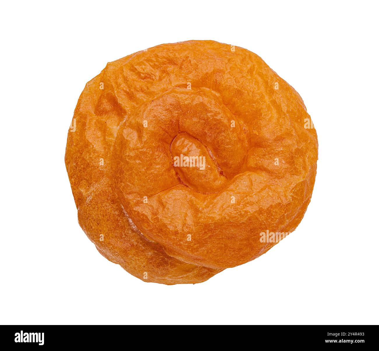 Puff pastry bun rolled up in the form of a snail Stock Photo - Alamy