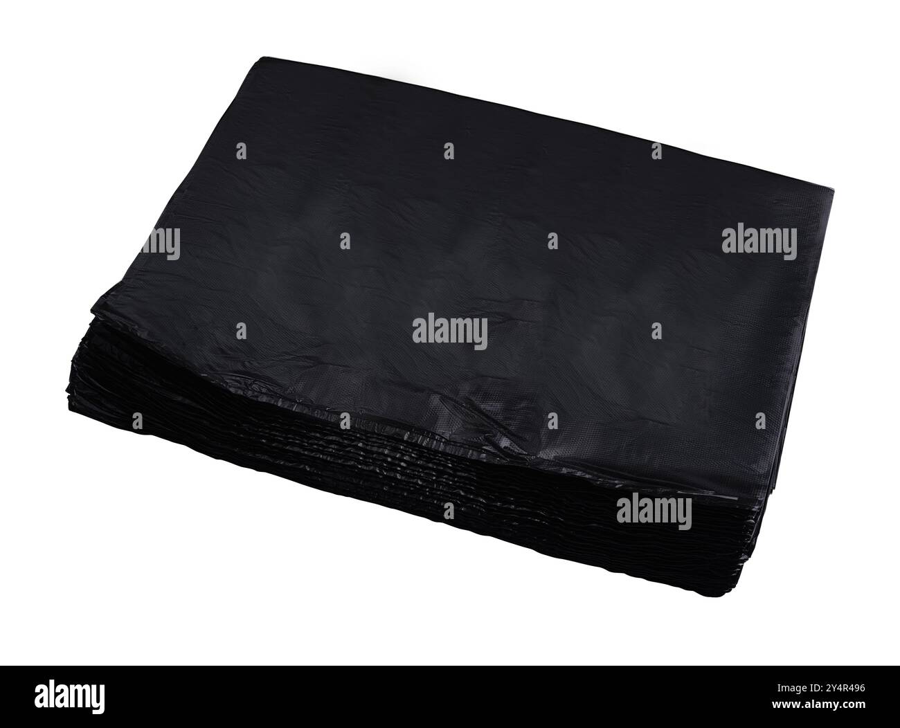 Garbage Bag Roll Isolated. Trash Package Stock Photo - Alamy