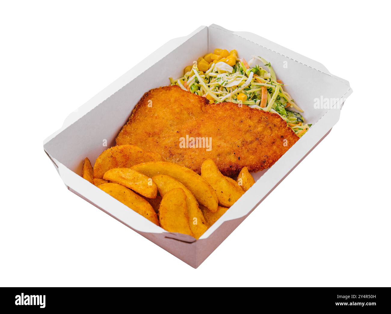 Grilled steak potatoes salad Cut Out Stock Images & Pictures - Alamy