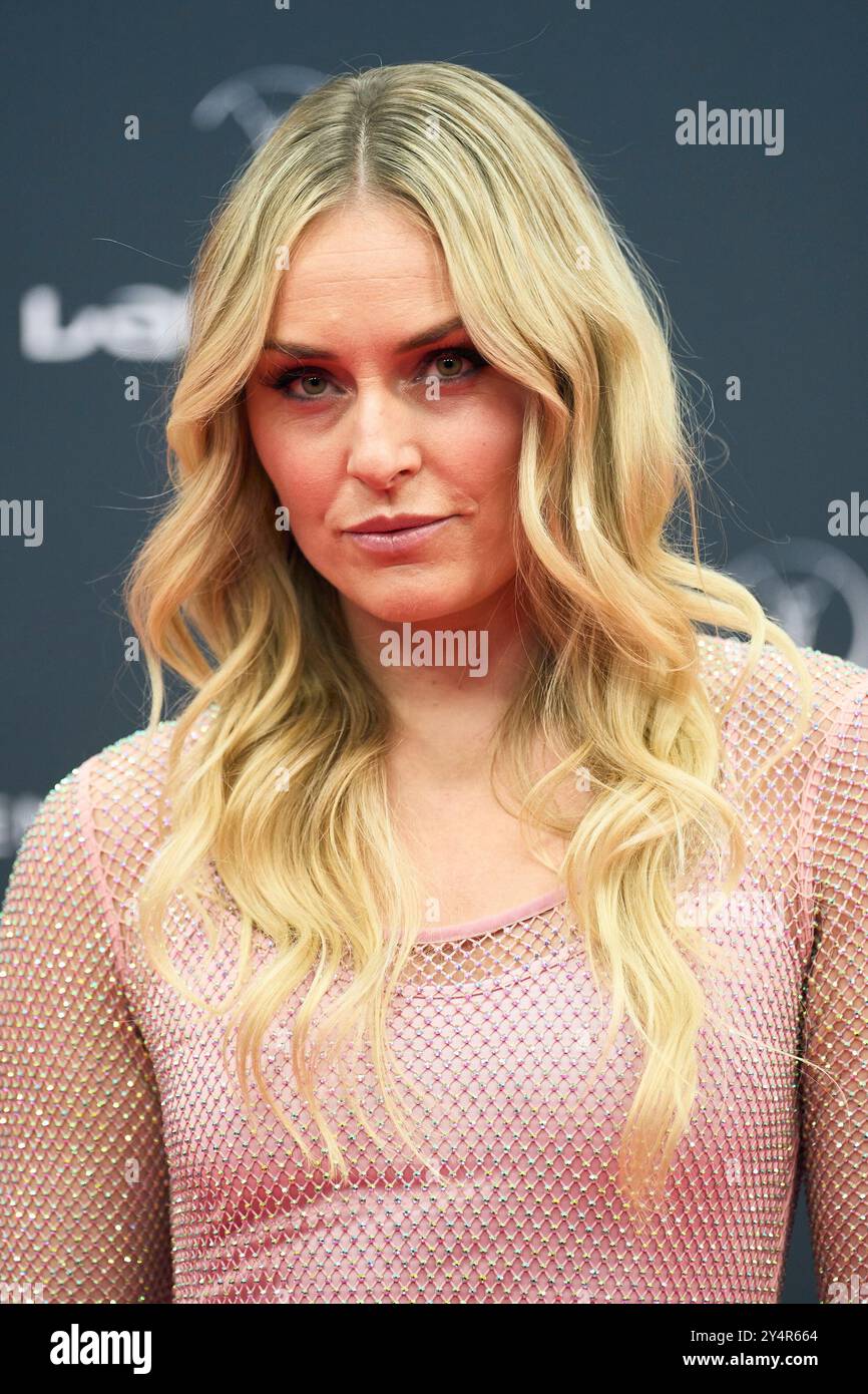 Lindsey Vonn attends Laureus World Sports Awards Madrid 2024 - Red Carpet at Palacio de Cibeles ...