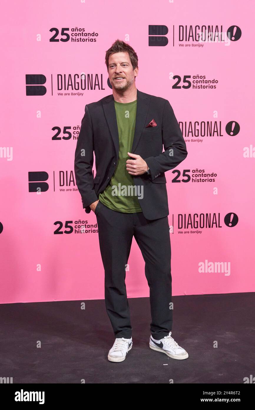 Manu Baqueiro attends 'Diagonal' 25 years photocall at Circulo de ...