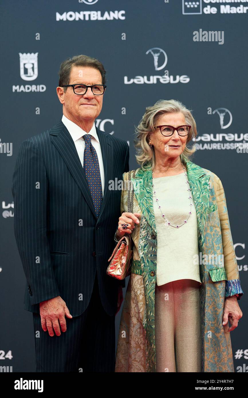 Fabio Capello, Laura Ghisi attends Laureus World Sports Awards Madrid ...