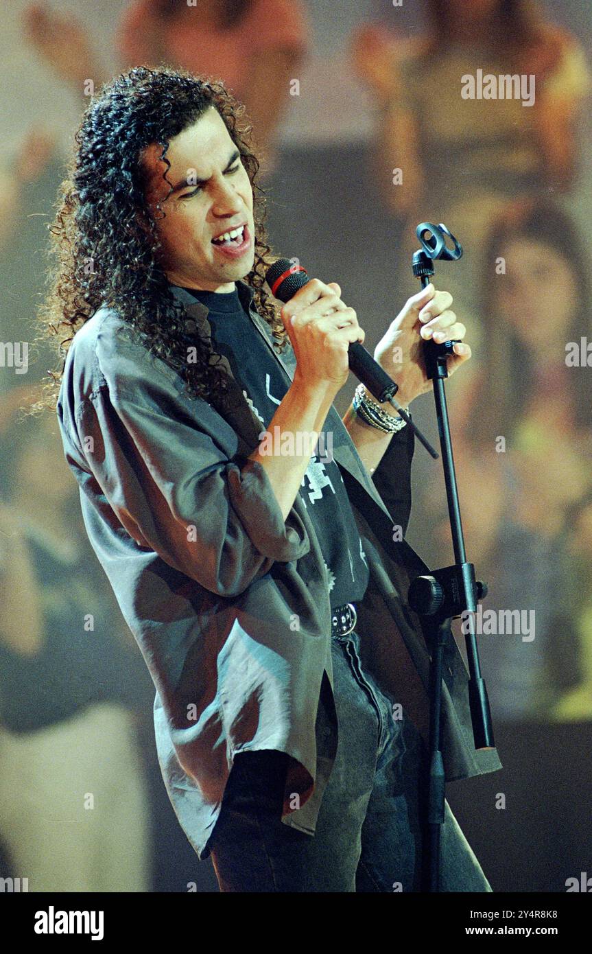 Milan Italy 20/05/1997: Francesco Gaulenzi singer of the Nomadi,Italian ...