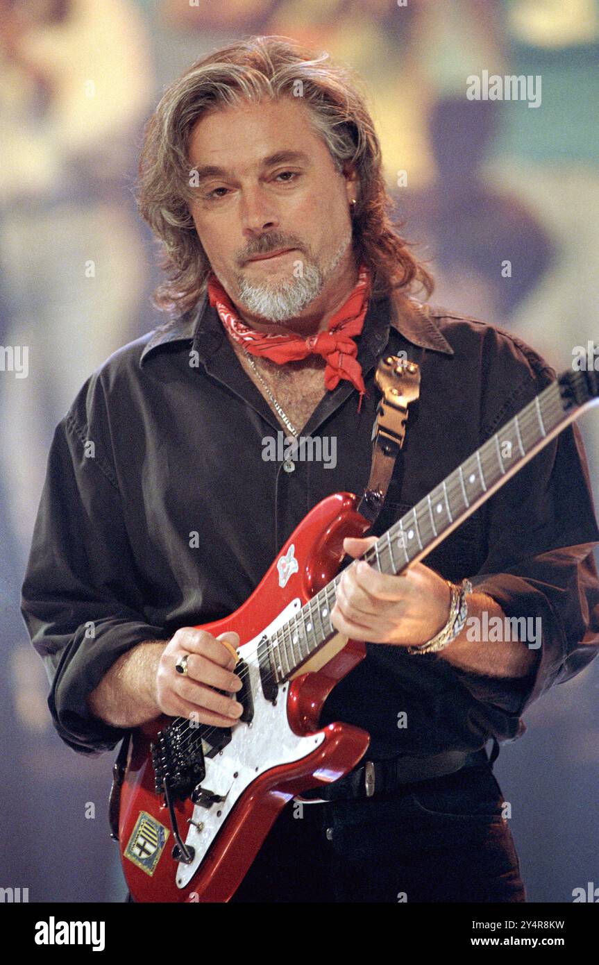 Milan Italy 20/05/1997: Cico Falzone guitarist of the Nomadi,Italian ...