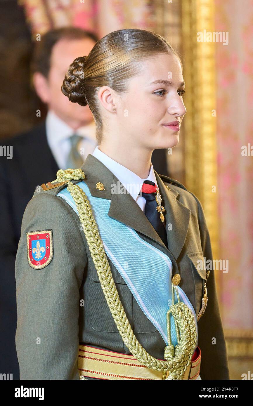 Crown Princess Leonor attends New Year's Military Parade 2024 at Royal ...