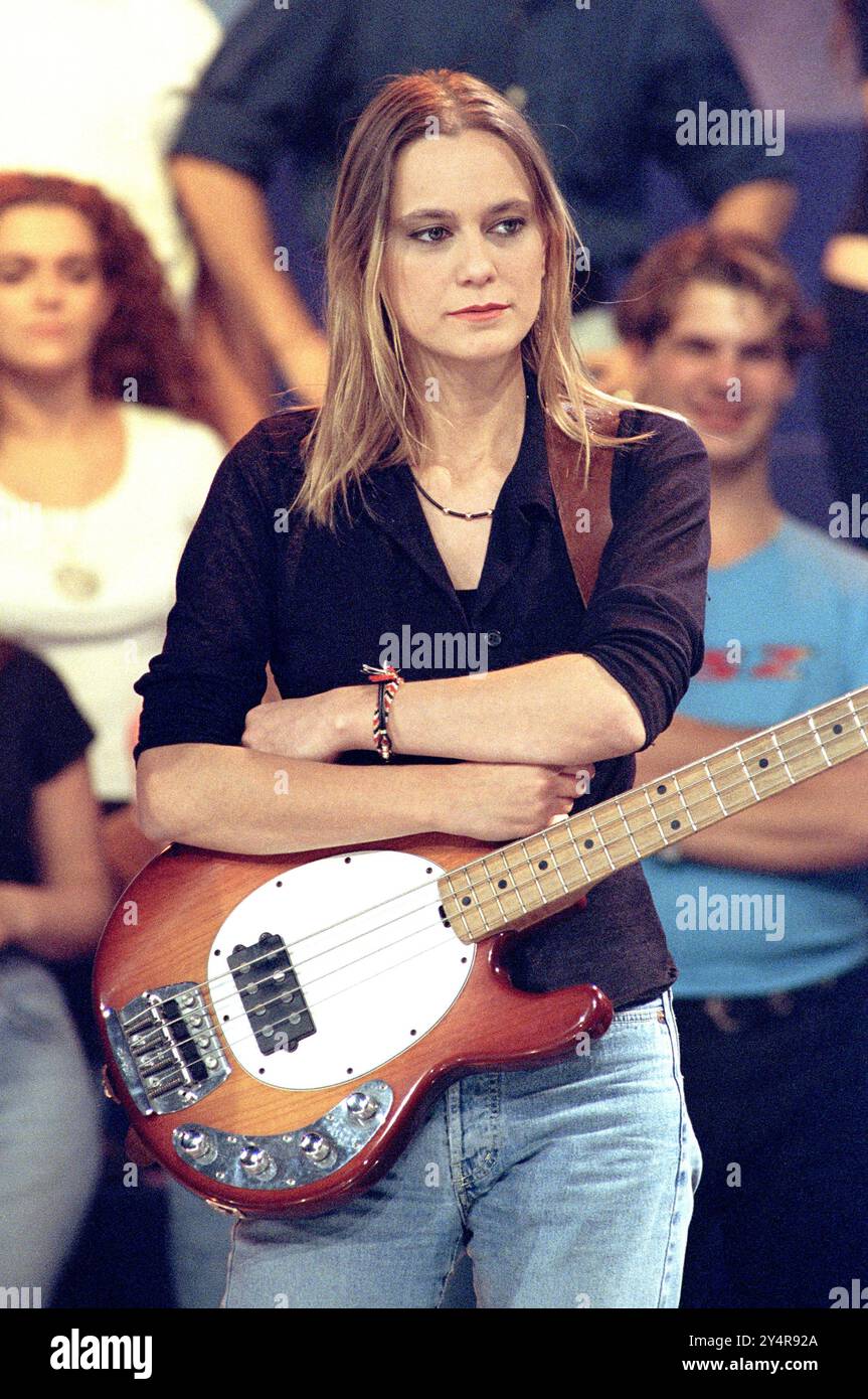 Milan Italy 20/05/1997: Elisa Minardi bassist of the Nomadi,Italian pop ...