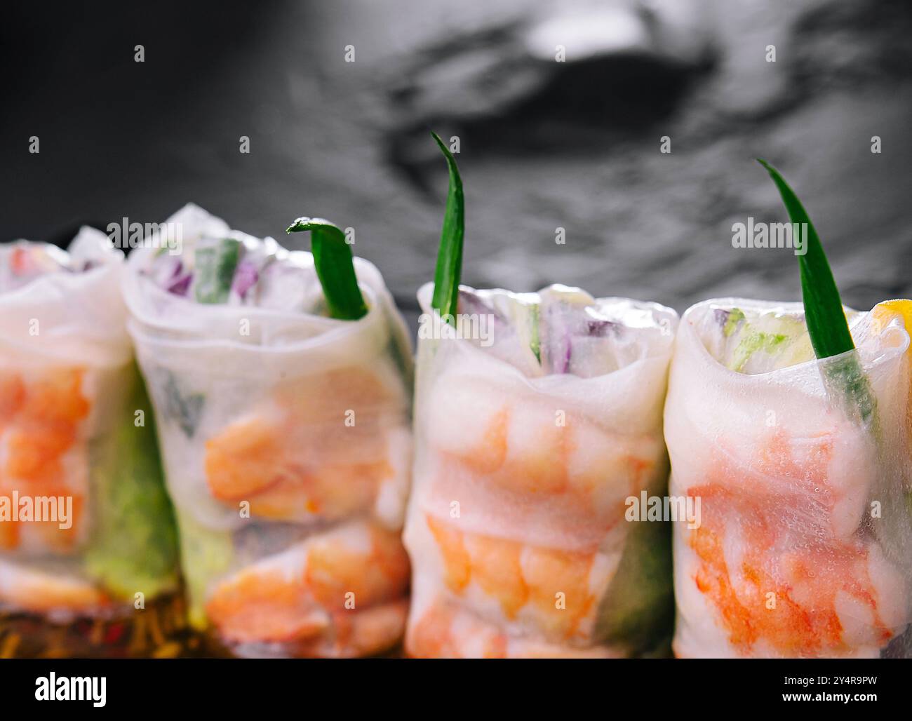 Vietnamese spring rolls nem sauce hi-res stock photography and images ...