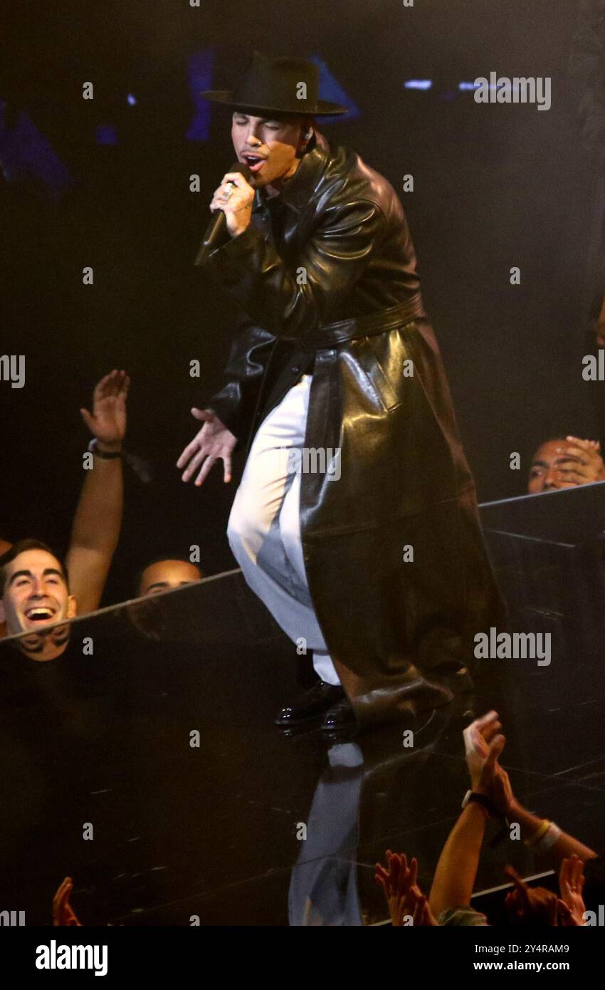 Rauw Alejandro performs at the 2024 MTV Video Music Awards, VMAs, at ...