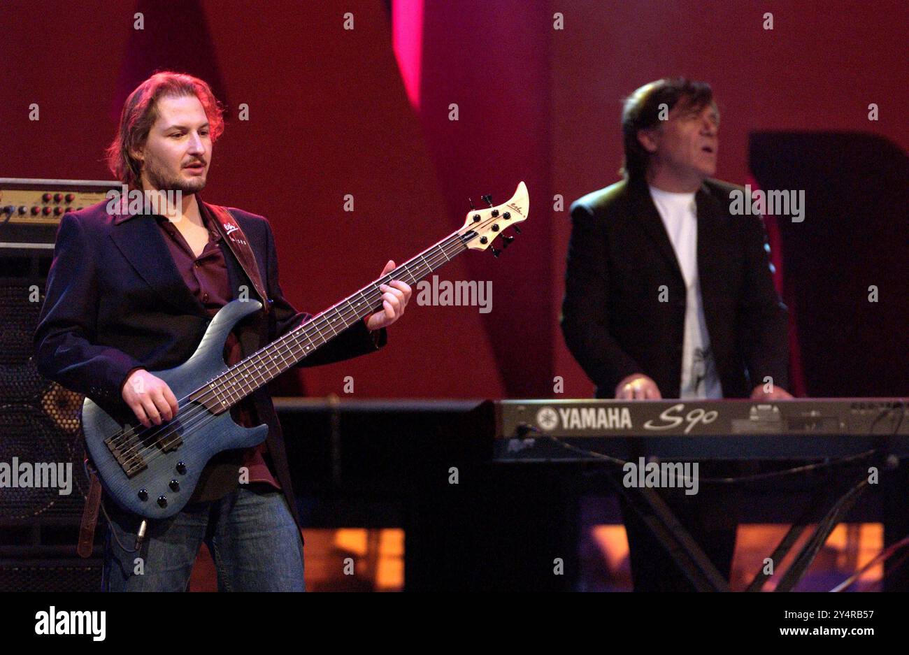 Milan Italy 15/12/2003: Massimo Vecchi bassist of the Nomadi,Italian ...