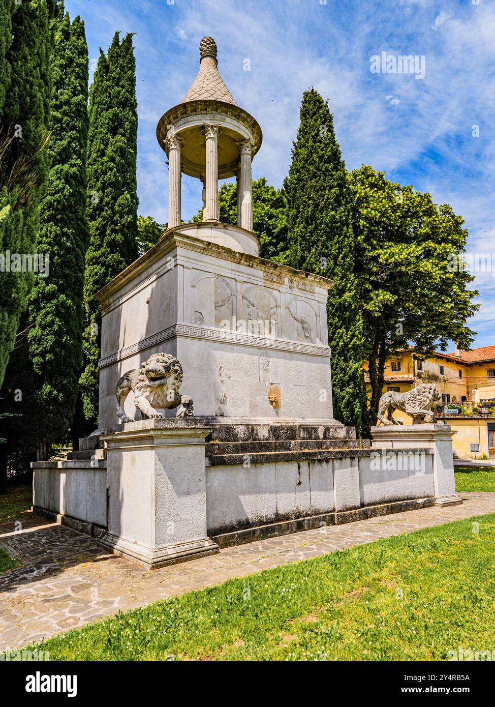 AQUILEIA, ITALY – JUNE 2, 2024: Mausoleum of Candia. This Roman-era ...