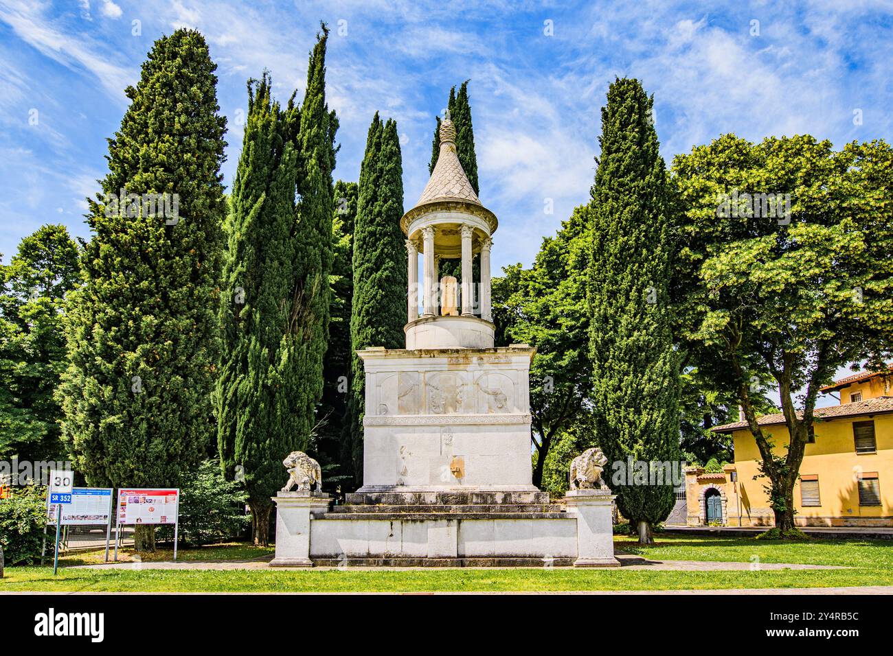 AQUILEIA, ITALY – JUNE 2, 2024: Mausoleum of Candia. This Roman-era ...