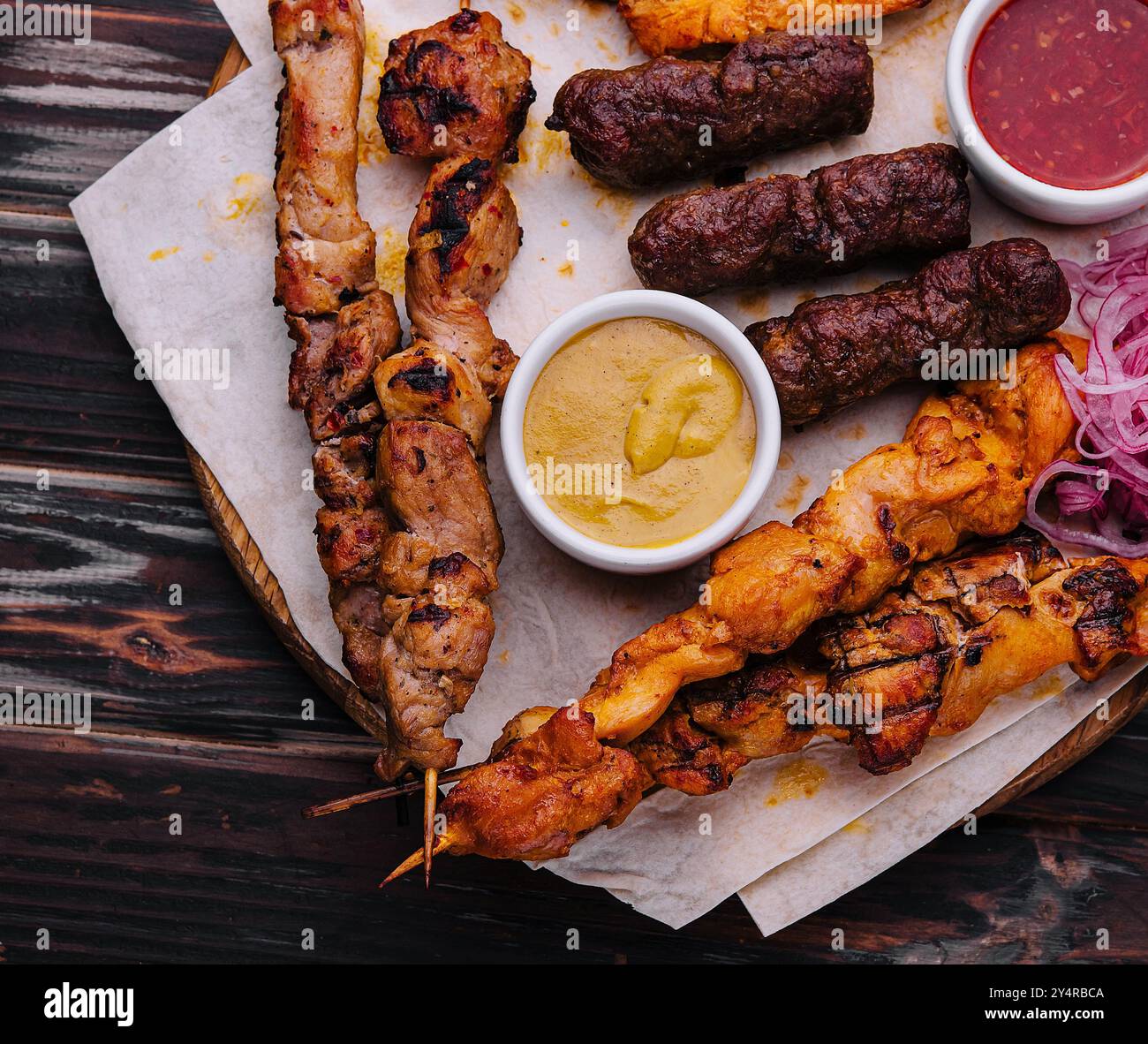 Assorted grilled meats hi-res stock photography and images - Alamy