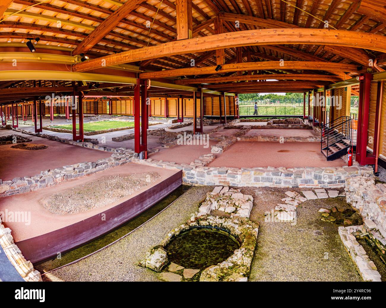 AQUILEIA, ITALY – JUNE 2, 2024: The Domus of Tito Macro, one of the ...