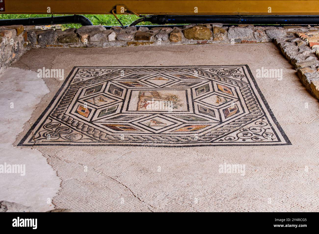 AQUILEIA, ITALY – JUNE 2, 2024: The Domus of Tito Macro, one of the ...