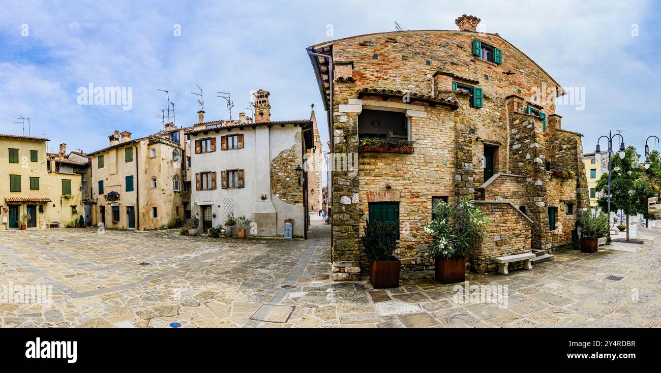 GRADO, ITALY – JUNE 2, 2024: Central street in Grado, a charming ...