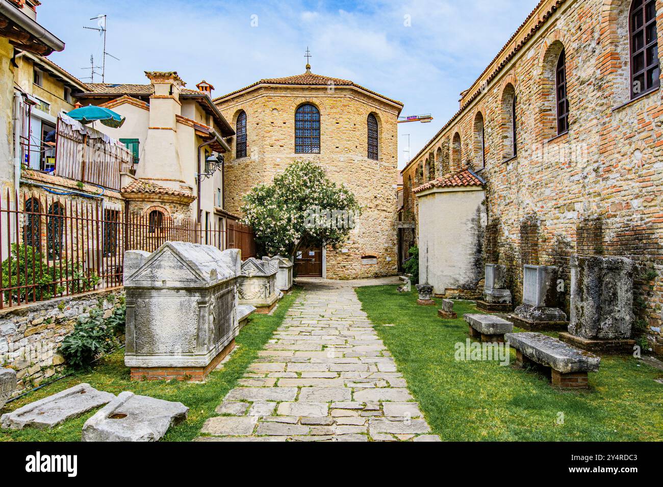 GRADO, ITALY – 06 02, 2024: Basilica di Sant'Eufemia, a historic church ...