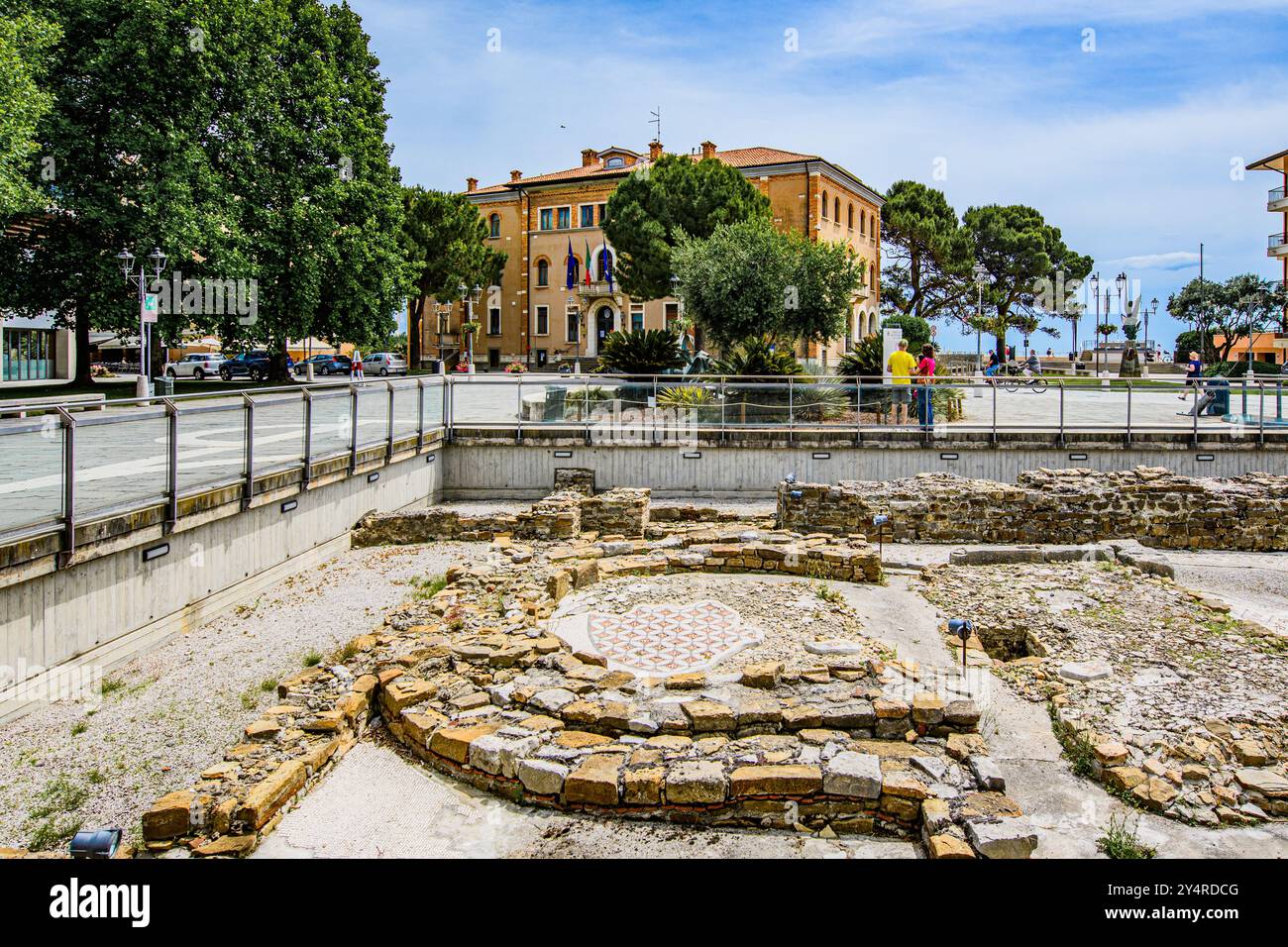 GRADO, ITALY – JUNE 02, 2024: Area archeologica di Grado, featuring ...