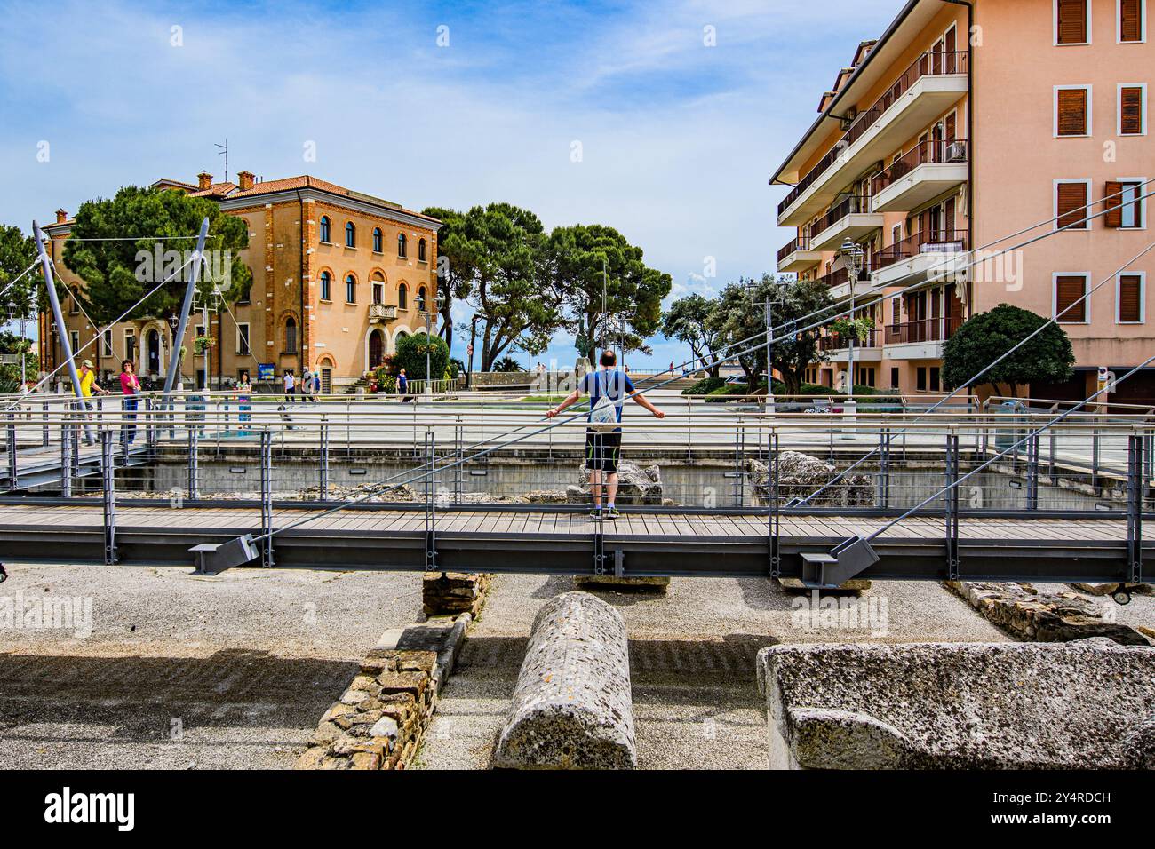 GRADO, ITALY – JUNE 02, 2024: Area archeologica di Grado, featuring ...