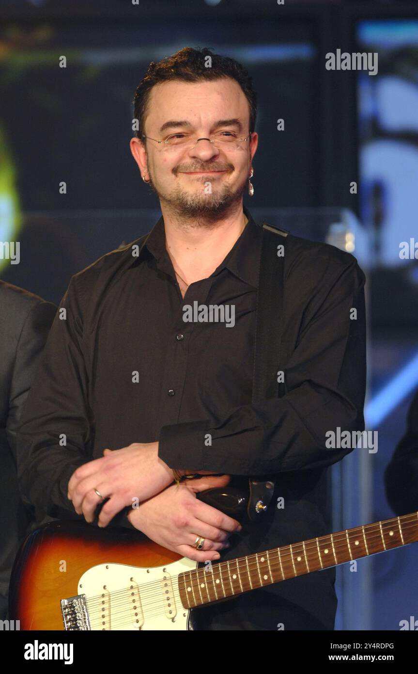 Milan Italy 09/02/2008: Danilo Sacco singer of the Nomadi,Italian pop ...