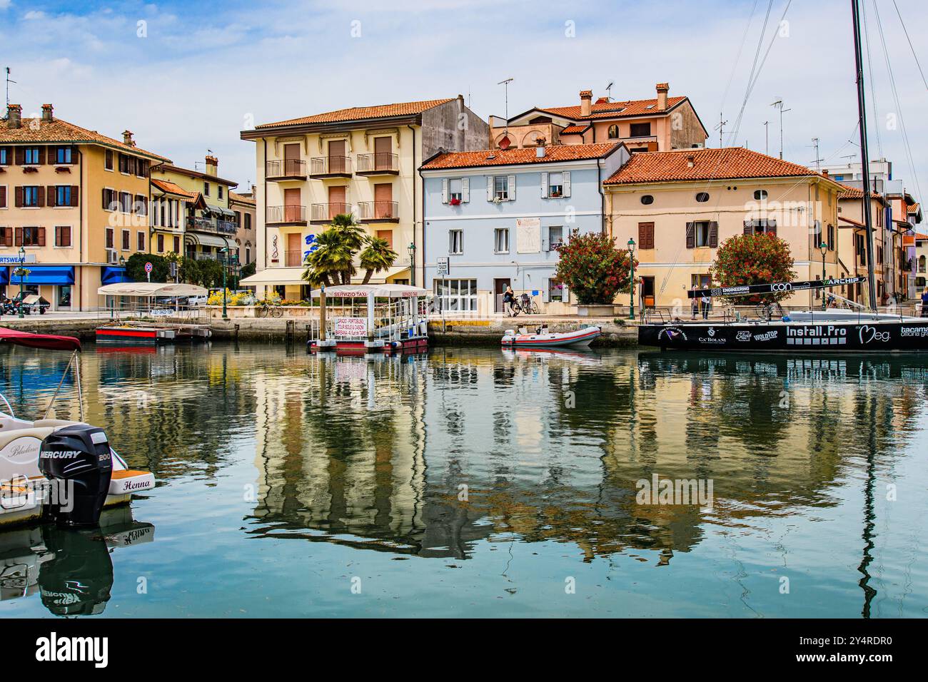 GRADO, ITALY – JUNE 02, 2024: Canale Corno in Grado, a picturesque ...