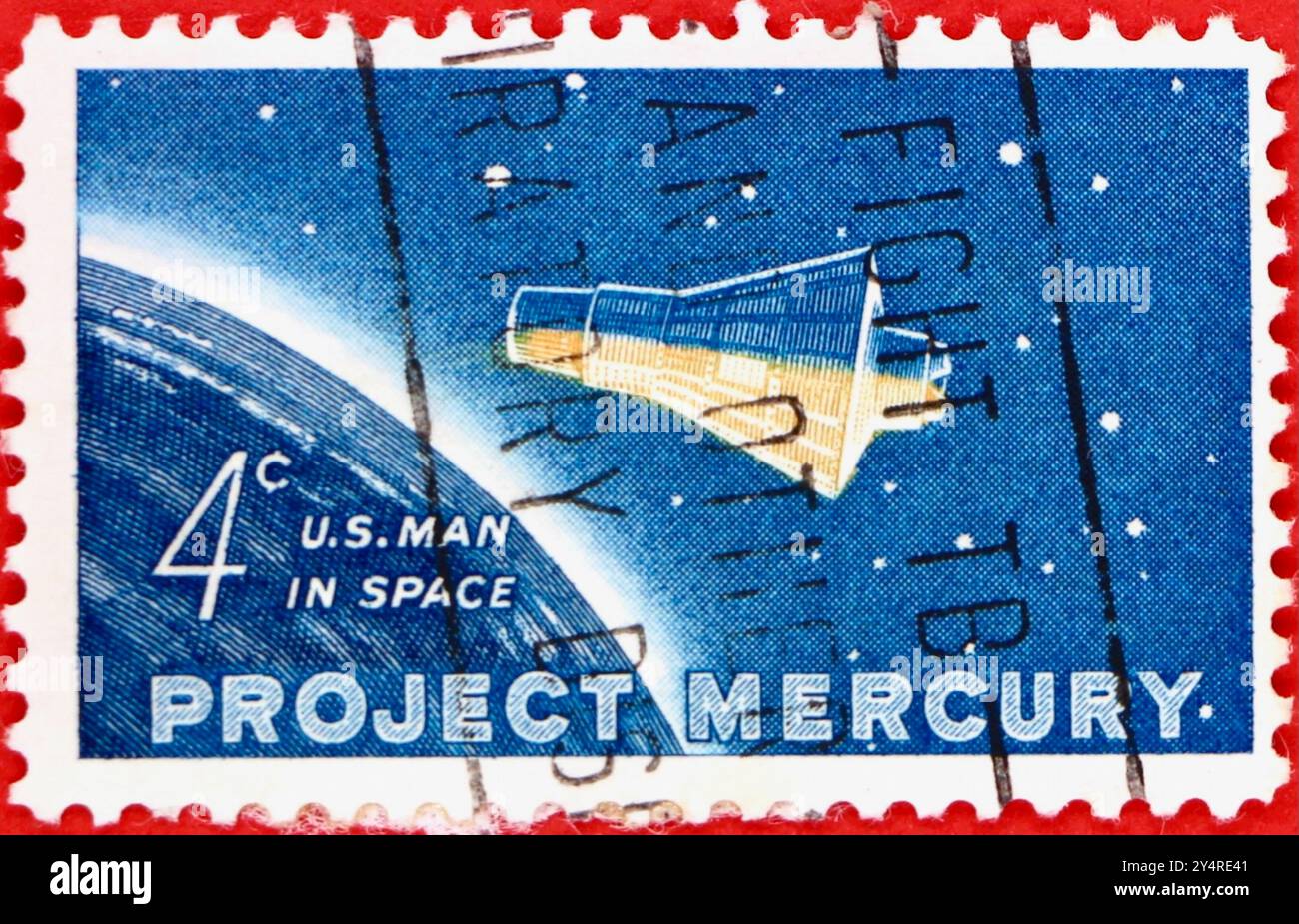 Postage stamp project mercury hi-res stock photography and images - Alamy