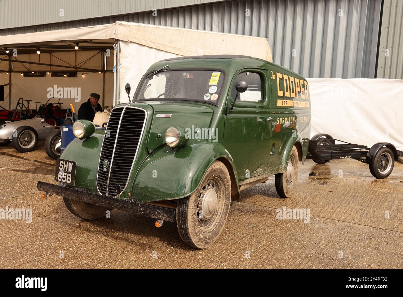September 2024 - 1950's van on display at the Goodwood Revival race ...