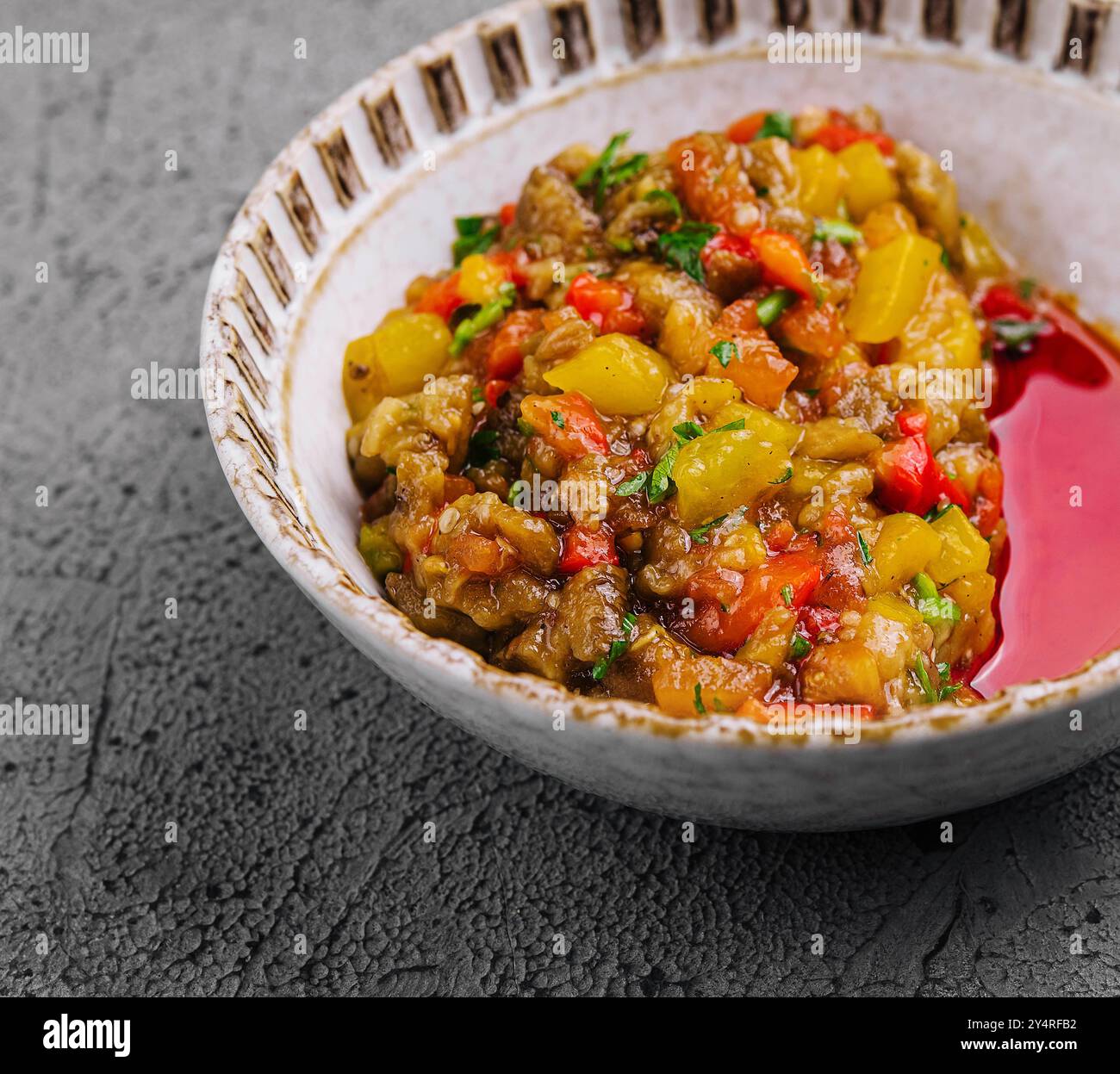 Kyopolou, popular Bulgarian and Turkish spread from roasted eggplants ...