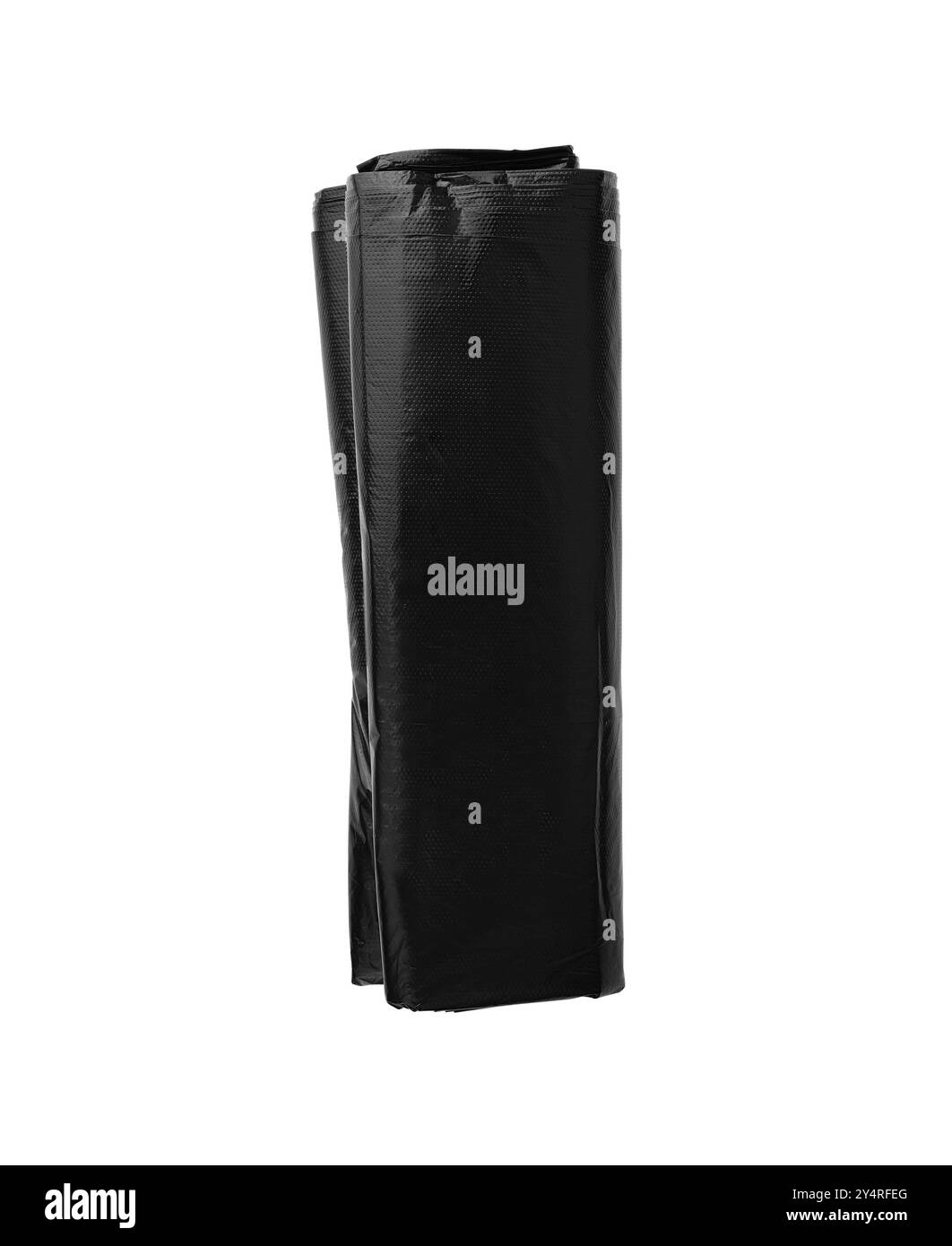 Garbage Bag Roll Isolated. Trash Package Stock Photo - Alamy