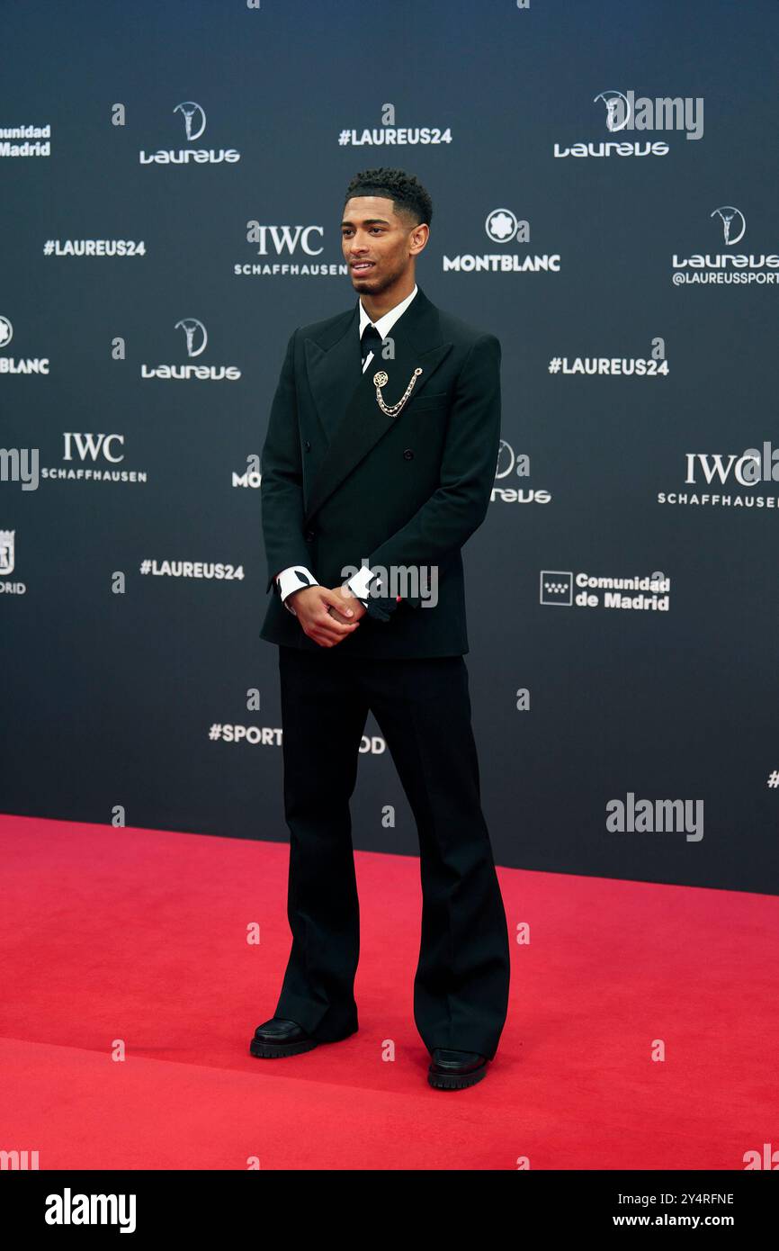 Jude Bellingham attends Laureus World Sports Awards Madrid 2024 - Red ...