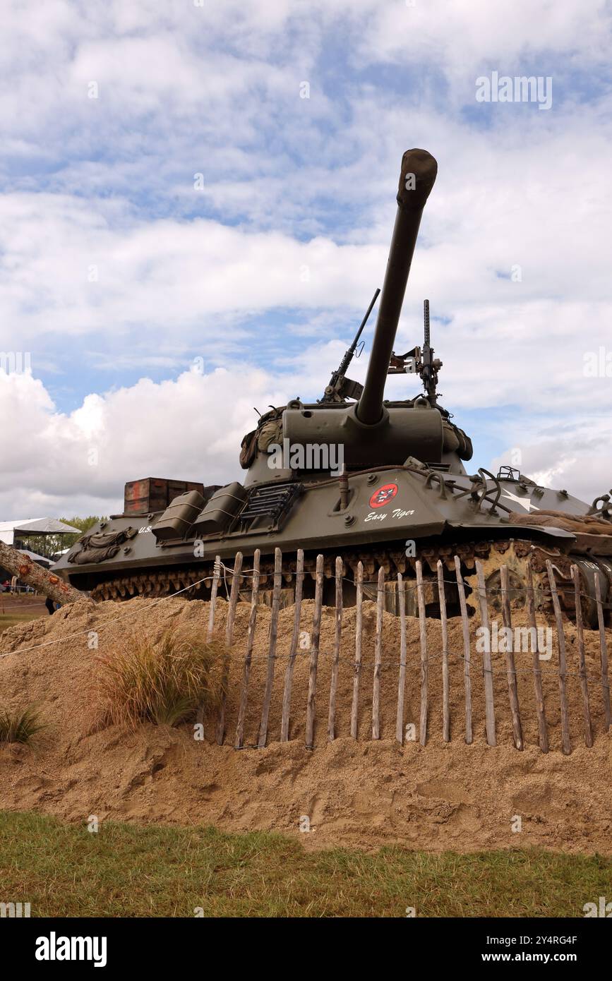 September 2024 - British Valentine tank on display at The Goodwood ...