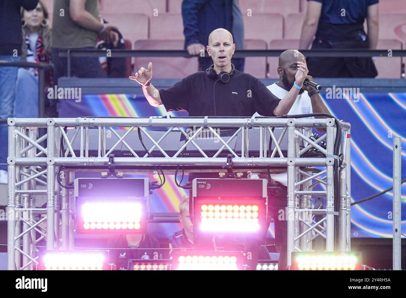 Rotterdam - DJ Panic during the first round of new format of the ...