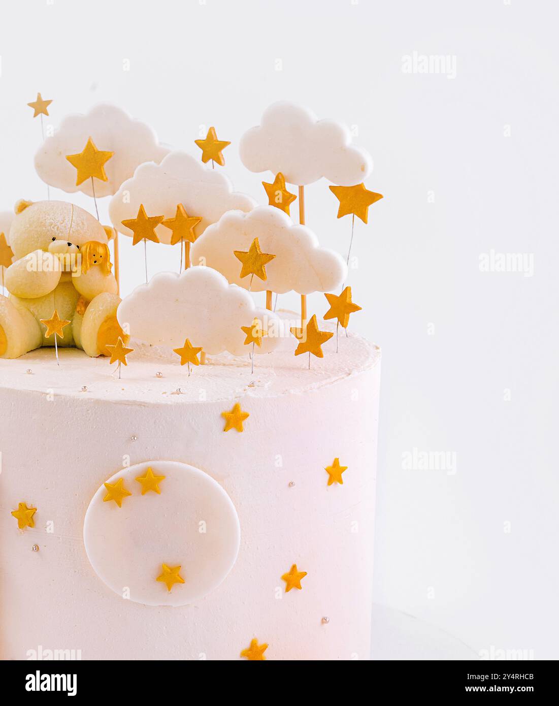 Festive children`s birthday cake close up Stock Photo - Alamy