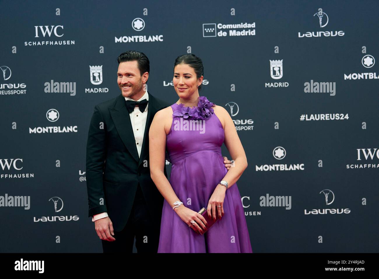 Garbine Muguruza, Arthur Borges attends Laureus World Sports Awards ...