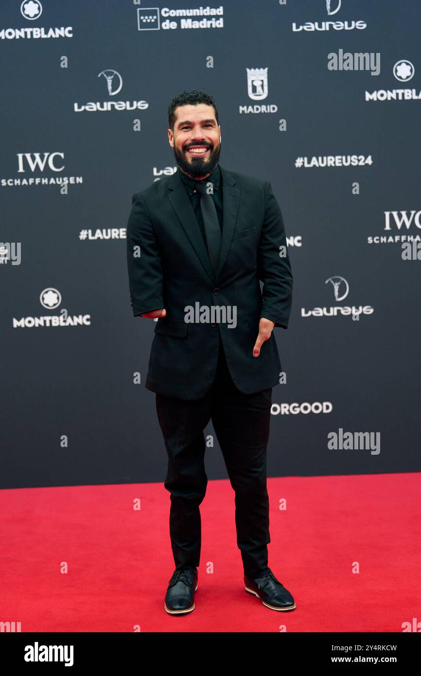 Daniel Dias attends Laureus World Sports Awards Madrid 2024 - Red Carpet at Palacio de Cibeles ...