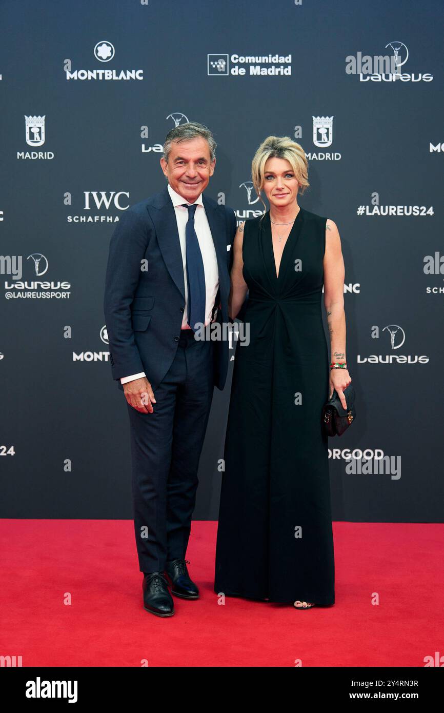 Emilo Sanchez Vicario, Simona Bronzetti attends Laureus World Sports ...