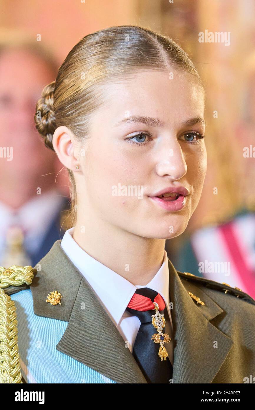 Crown Princess Leonor attends New Year's Military Parade 2024 at Royal ...