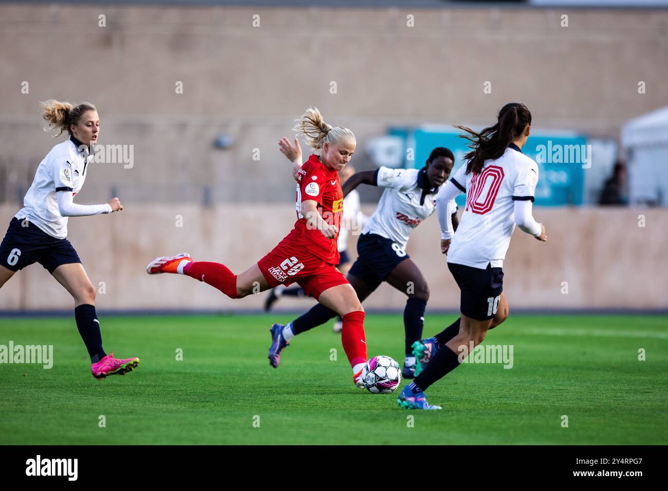 Copenhagen, Denmark. 13th, September 2024. Cecilie Larsen (28) of FC ...
