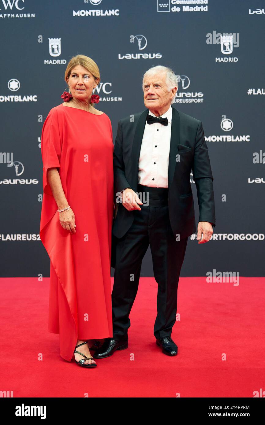 Giacomo Agostini, Maria Agostini attends Laureus World Sports Awards ...