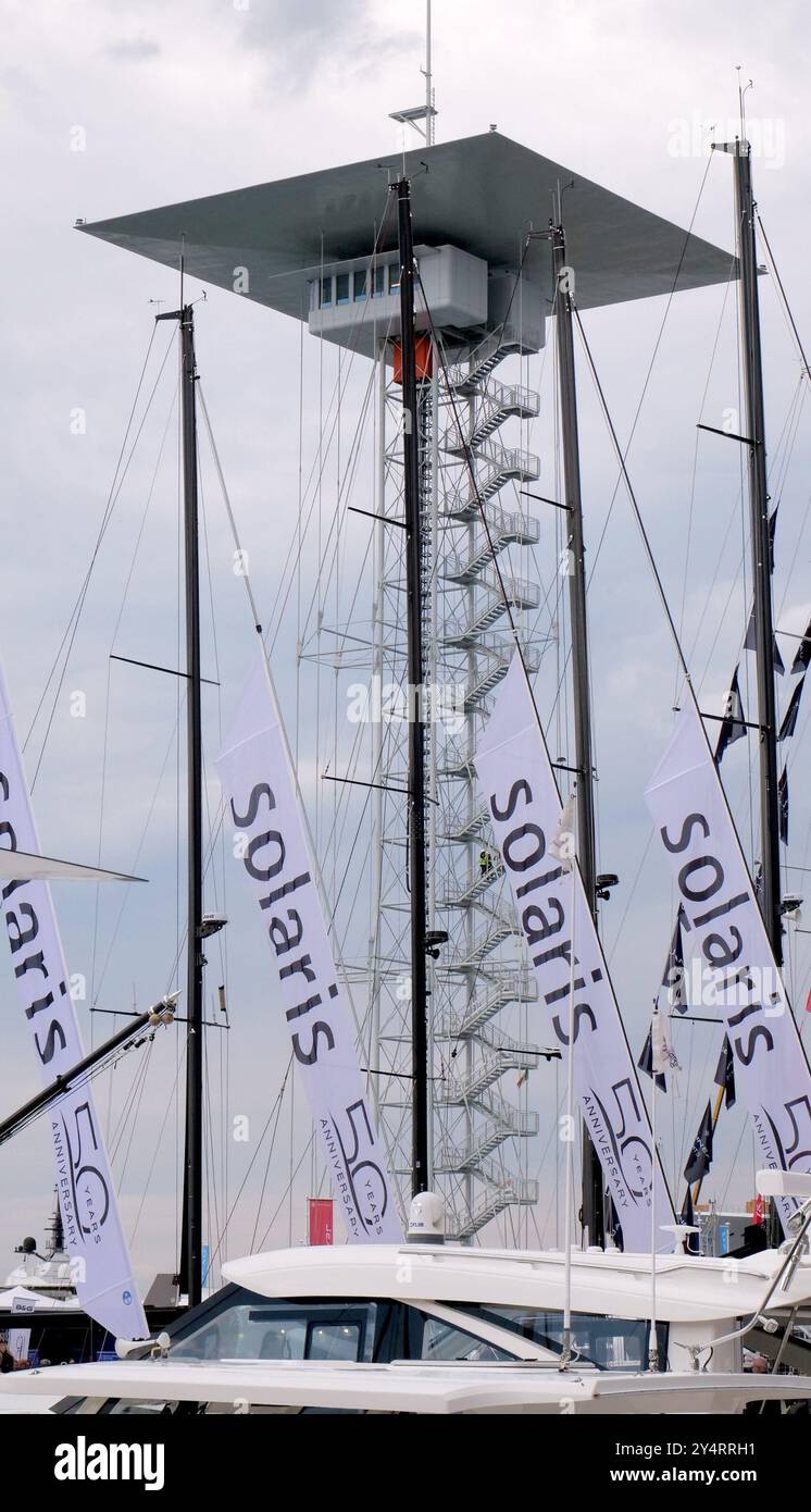 Genoa - Genoa 19/9/2024: Solaris sailboats with the new pilot tower by ...