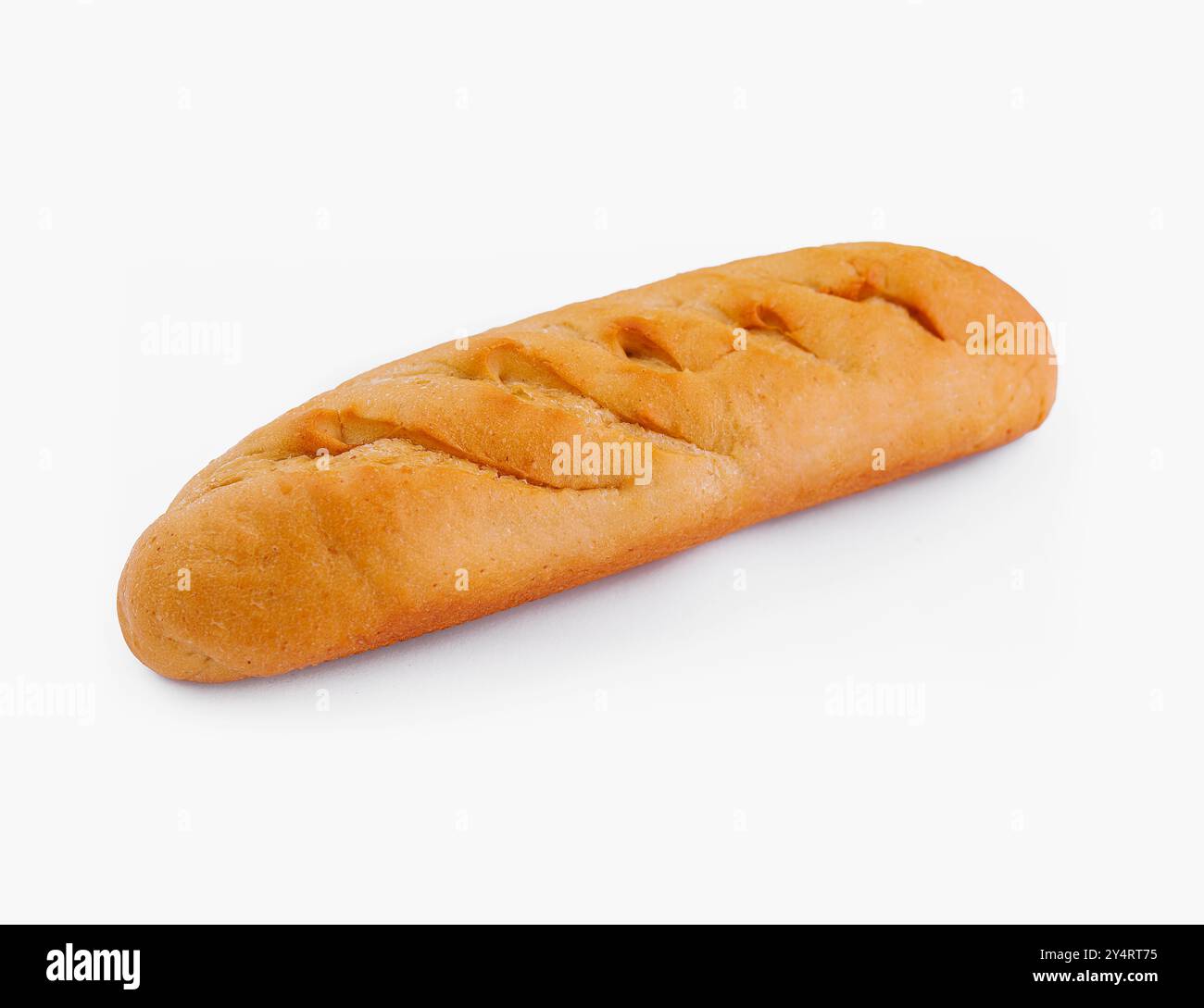 Delicious, crusty french baguette isolated on a clean white background ...