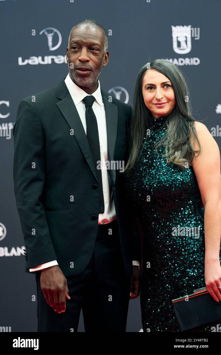 Michael Johnson, Armine Shamiryan attends Laureus World Sports Awards ...