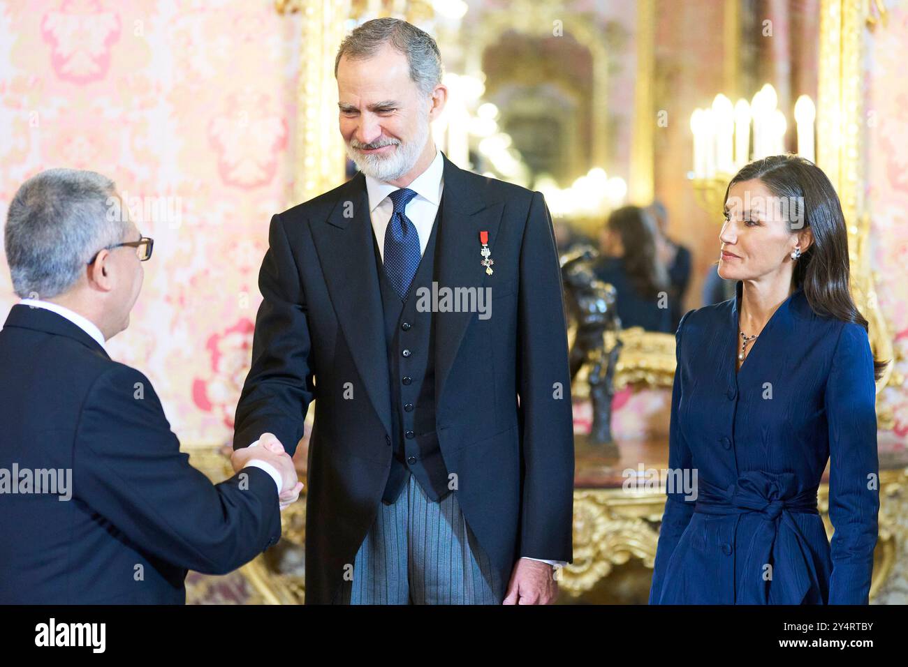 King Felipe VI of Spain, Queen Letizia of Spain Received Foreign ...