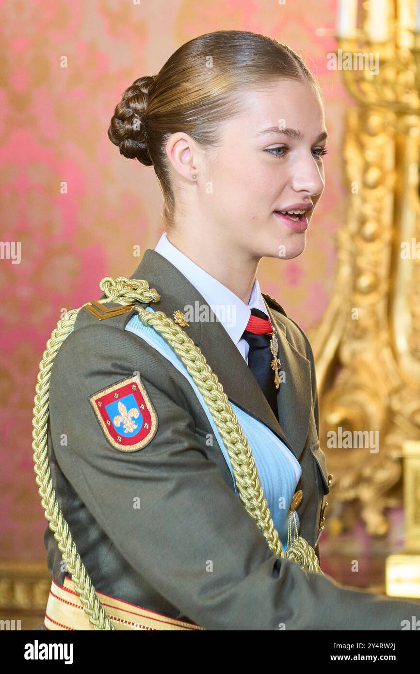 Crown Princess Leonor attends New Year's Military Parade 2024 at Royal ...